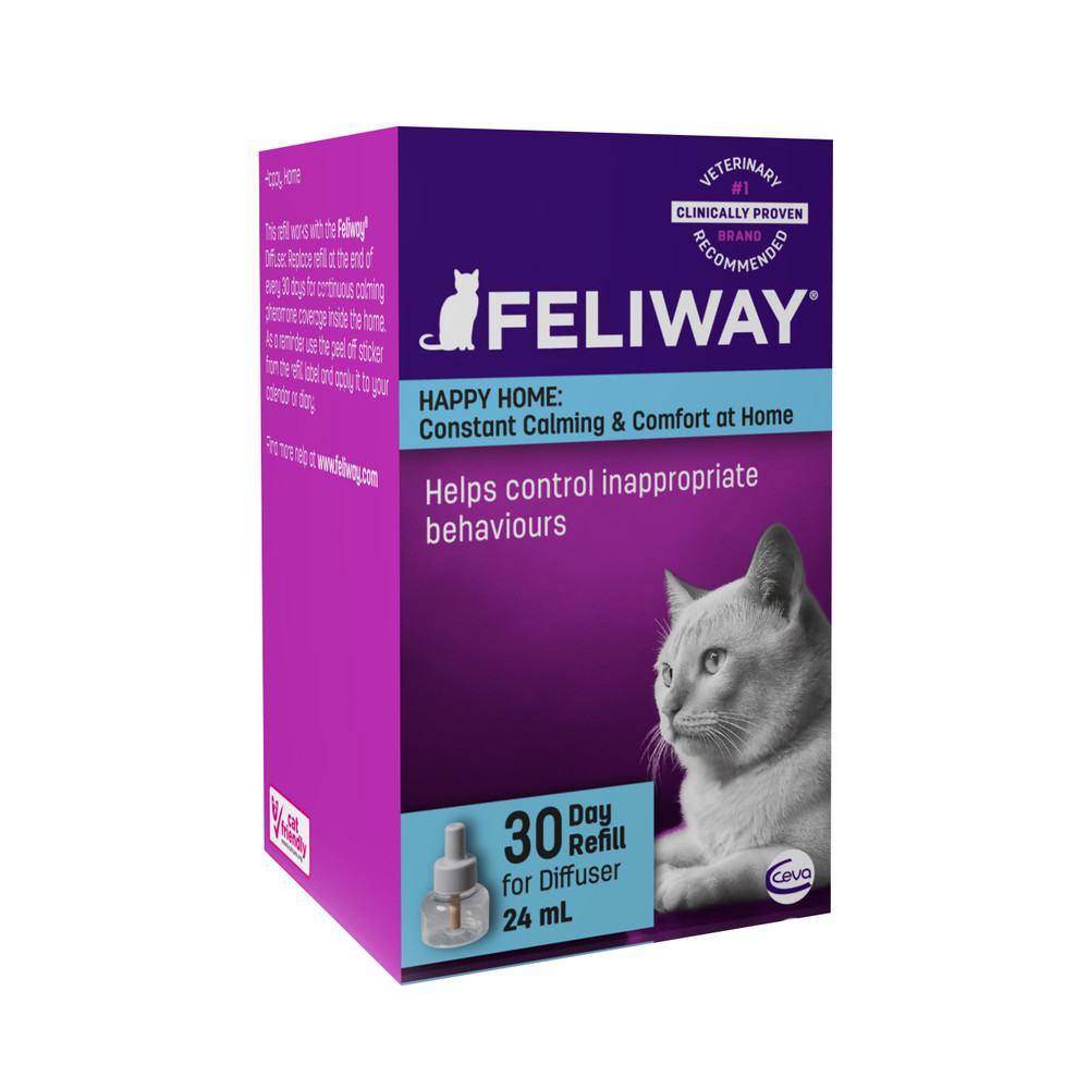 Feliway Diffuser Plug-In Refill 24ml 1 Month - Kennelgate
